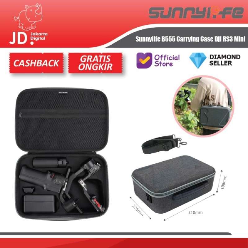 Promo Sunnylife B555 Carrying Case Dji RS3 Mini - Shoulder Bag Dji RS 3 ...