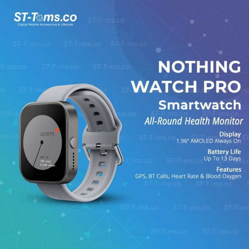 Jual Nothing CMF Watch Pro Smartwatch With IP68 AMOLED Display GPS BT ...