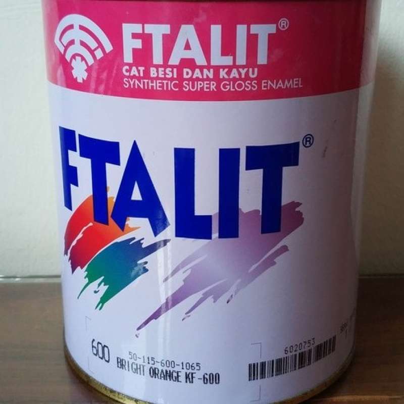 Promo Cat Besi Dan Kayu Ftalit 1Kg Bright Orange (600) Diskon 23% di ...