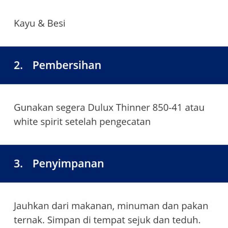 Promo Cat Kayu Dan Besi Dulux V-gloss 41671 Shapire Blue 1kg Diskon 23% ...