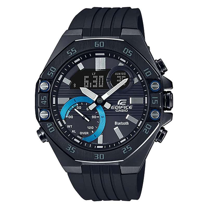 Promo Jam Tangan Pria Casio Edifice Smartphone Link ECB-10PB-1ADF Men Black Digital Analog Dial ...