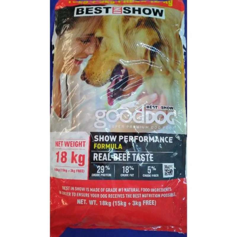 Promo 100% Produk Ori Best In Show Good Dog 18Kg Adult Beef Dogfood ...