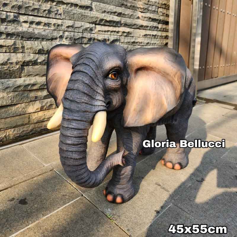 Promo New Patung Pajangan Gajah Jumbo Elephant Dekorasi Taman Interior ...