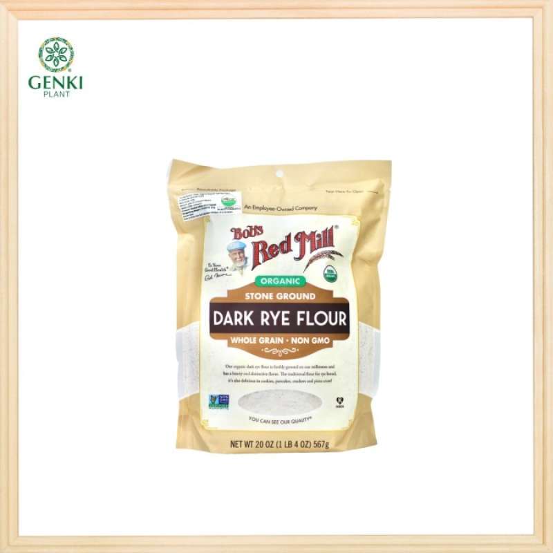 Promo Bob's Red Mill Organic Stone Ground Dark Rye Flour - 567 g Diskon ...