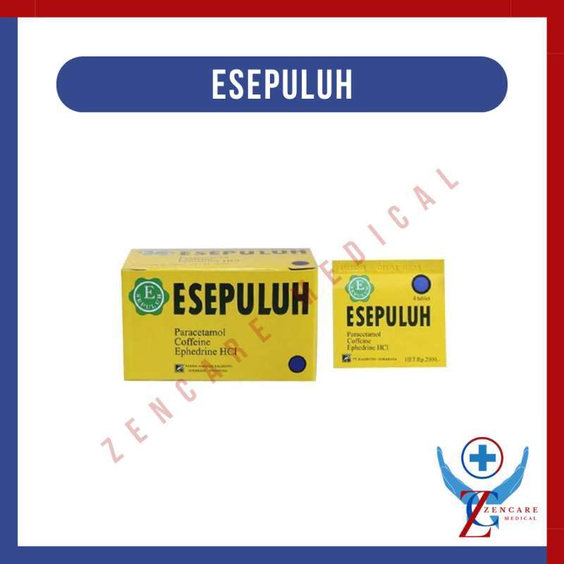 Jual Esepuluh Paracetamol Tablet / Obat Flu, Demam Dan Sakit Kepala ...