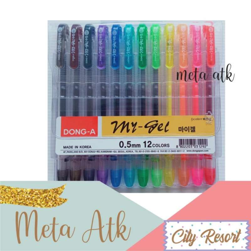 Jual Pulpen My Gel 12 Warna Dong-a Di Seller Smart Projeck - Wijaya ...