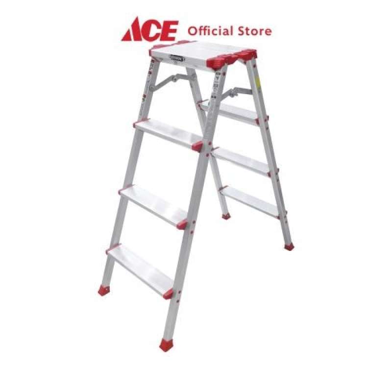 Promo Ace - Krisbow Tangga Aluminium Dengan Pijakan Lebar 4 Step Diskon ...
