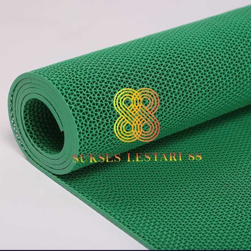 Promo Sale Keset Karpet Karet Anti Slip Kamar Mandi 1,2M X 1,5M - Hitam ...