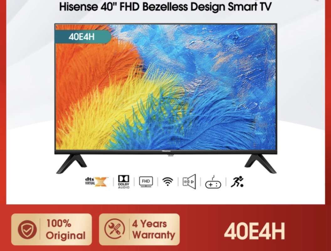 Jual Hisense Smart Tv 40 E4h 40e4h Vidaa Bezelles Full Hd Smart Tv Digital - Unit Only Di Seller ...