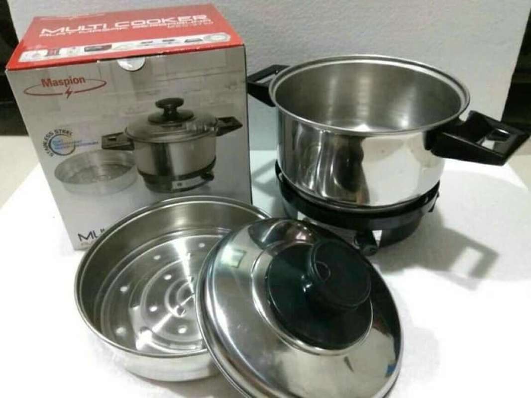 Promo SALE MULTI COOKER MASPION MEC-2750 / PANCI LISTRIK BESAR 400 W ...