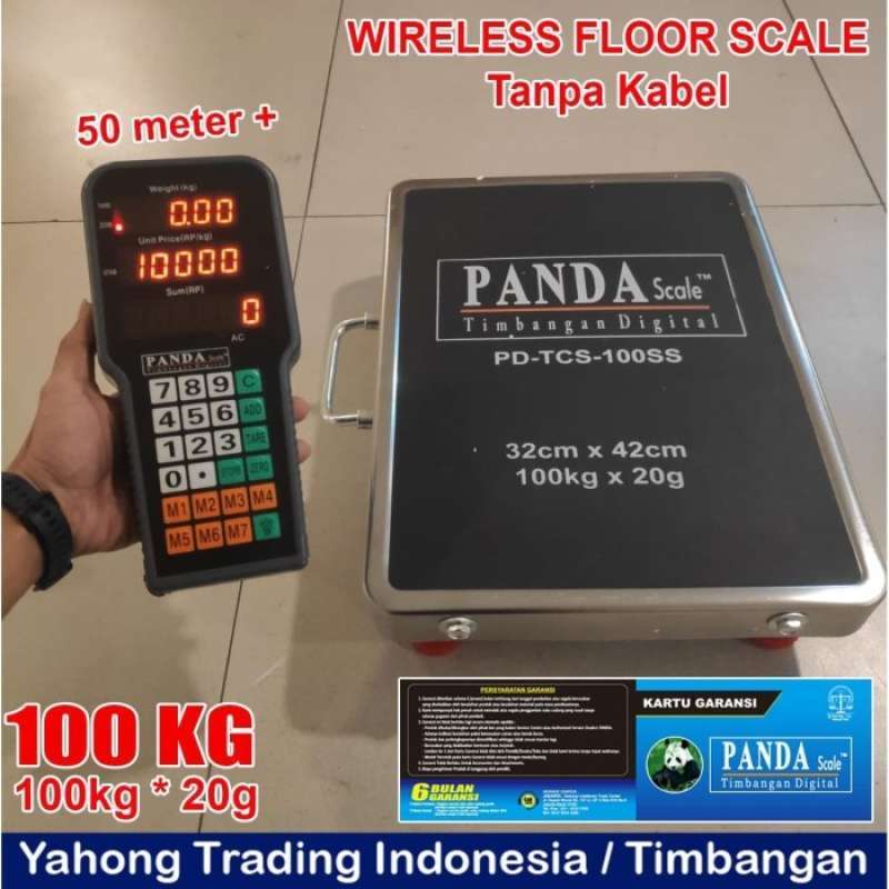 Promo SALE TIMBANGAN BARANG DIGITAL EKSPEDISI TANPA KABEL WIRELESS 100KG 20G Diskon 50% di ...