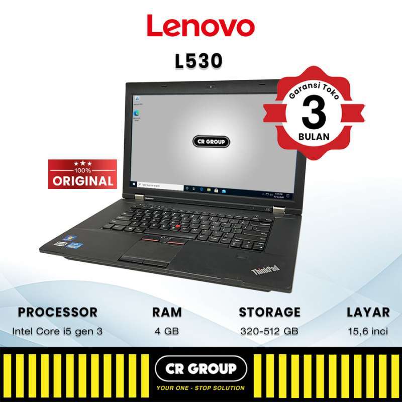 Jual Laptop Lenovo ThinkPad L530 Intel Core i5 [RAM 4GB/ Storage 320GB ...