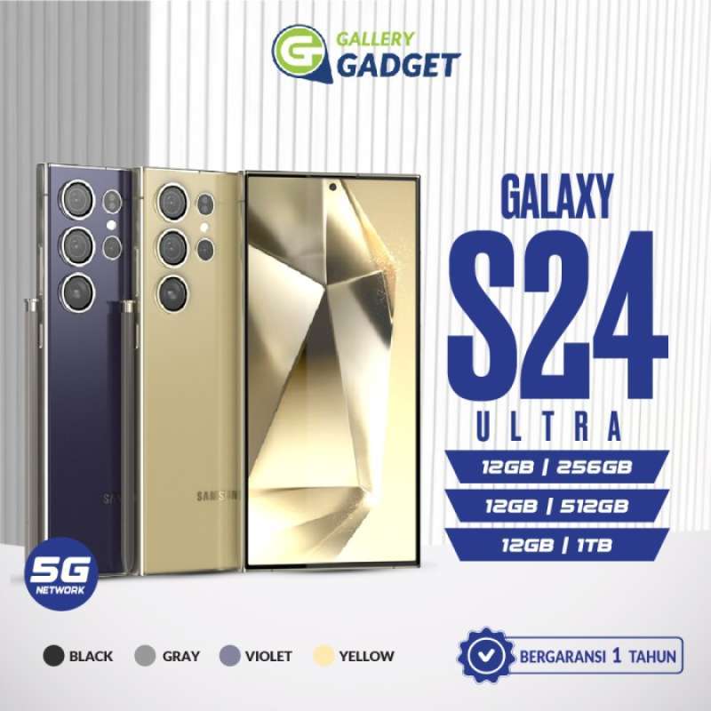 Promo Samsung Galaxy S24 Ultra 5g 12/1 Tb 12/512 Gb 12/256 Gb Garansi Resmi Diskon 9% Di Seller ...