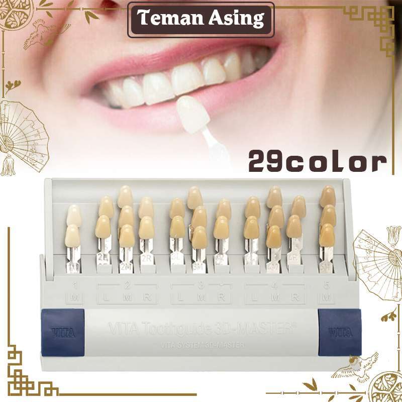 Promo Shade Guide Vita 3d Master 29 Warna Shade Guide Dental Vitapan ...