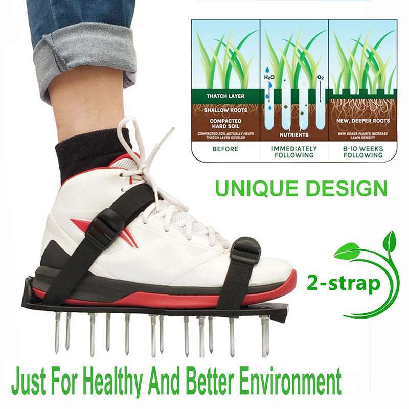 Promo Sepatu Paku Epoxy Spike / Garden Lawn Aerator Sandal Spiked ...