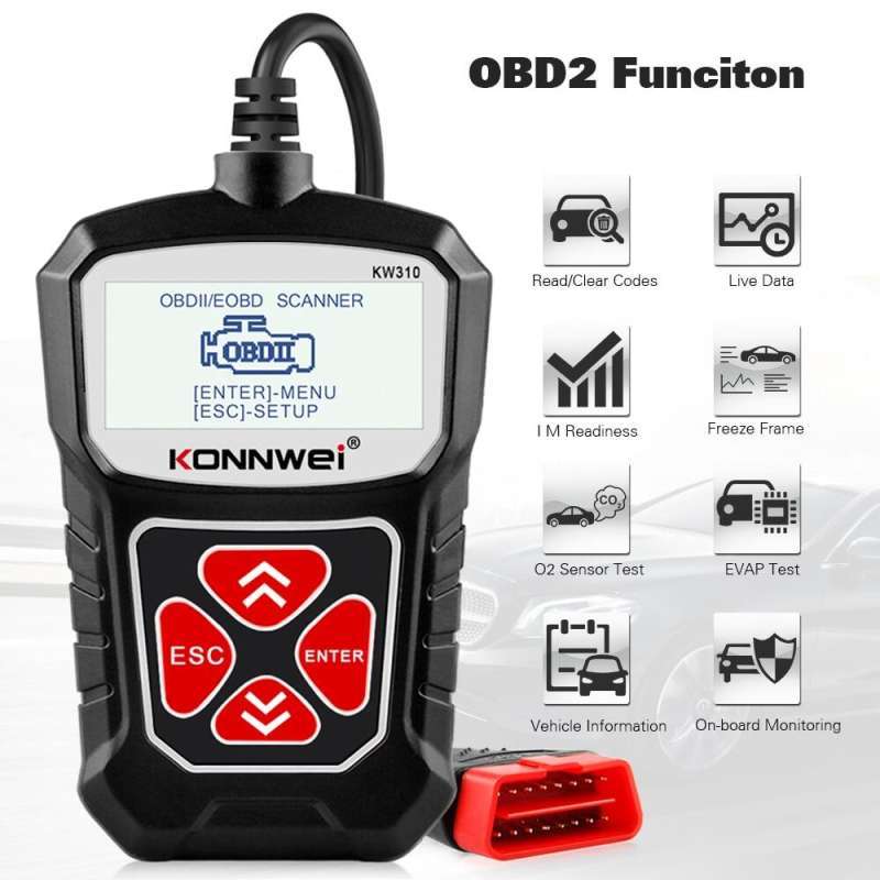Promo Pembaca Kode KW310 OBD2 Scanner untuk Auto OBD 2 Mobil Scanner ...