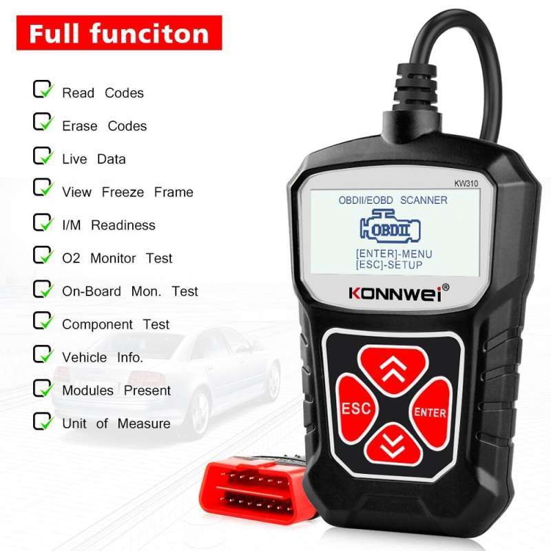 Promo Pembaca Kode KW310 OBD2 Scanner untuk Auto OBD 2 Mobil Scanner ...