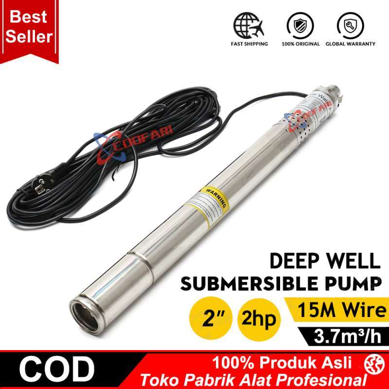 Promo Mesin Pompa Air 2 Inch 1/4 PK Pompa Celup 2 1 HP 2 HP Pompa Submersible Pompa Sibel Pompa ...