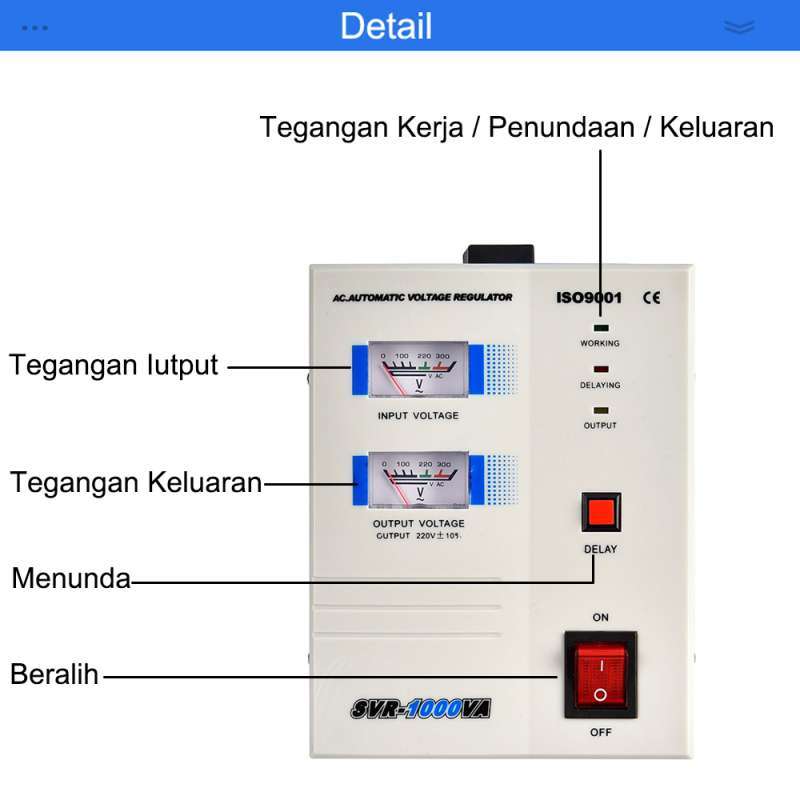 Promo stabilizer digital SVR-500va/1000va/1500va/2000va/3000va/5000va ...
