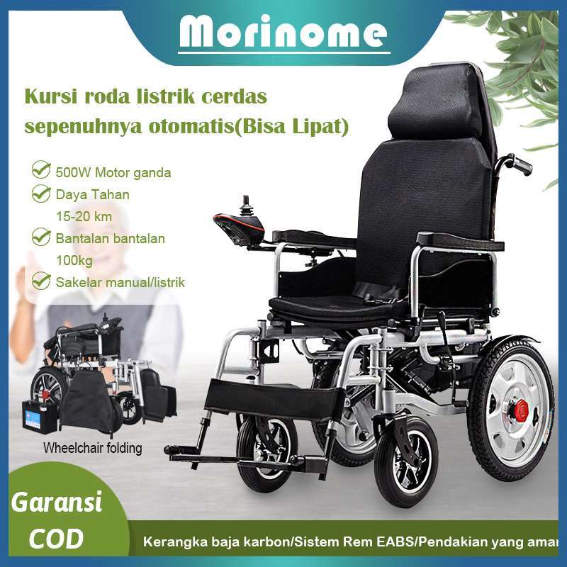 Promo 【Garansi satu tahun】Kursi Roda Elektrik Full Otomatis / Kursi ...