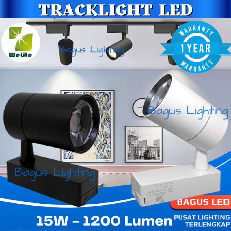 Promo LAMPU SOROT REL TRACK LIGHT 15W LED WE LITE LAMPU SPOTLIGHT ...