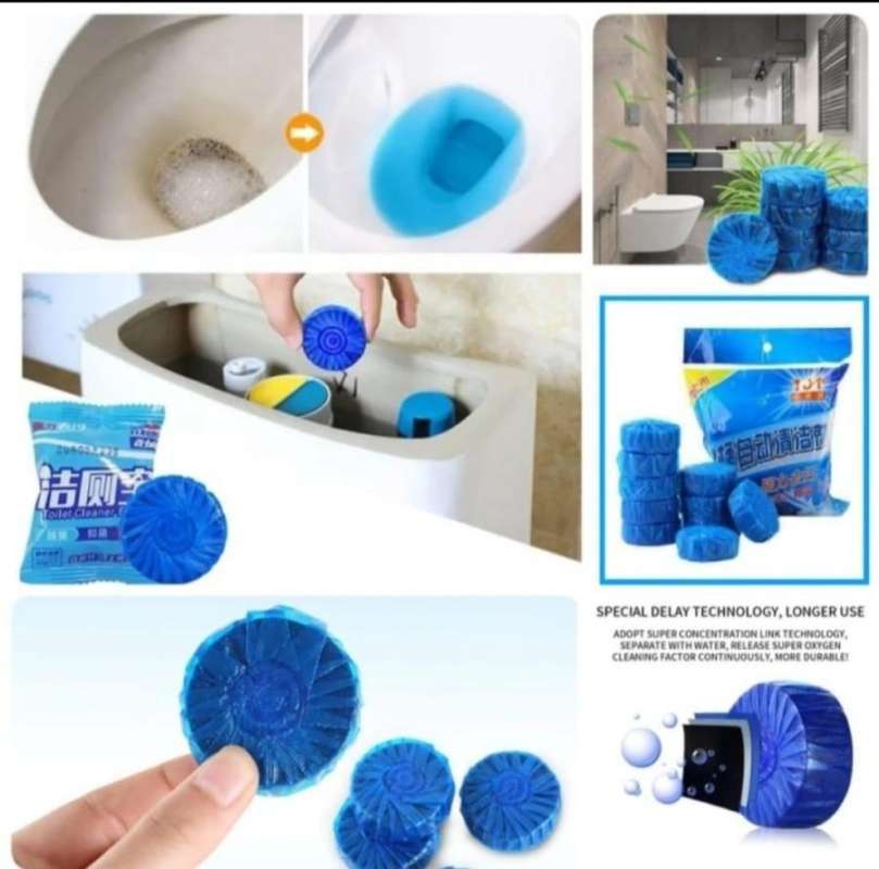 Jual Tablet Biru Toilet Tablet Pembersih Penyegar Kloset WC Toilet di ...