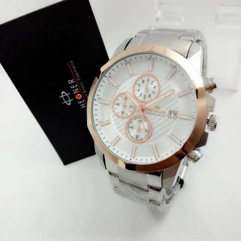 Jual Jam Tangan Pria Hegner 6602 Chrono Original Garansi Resmi 1 Tahun ...