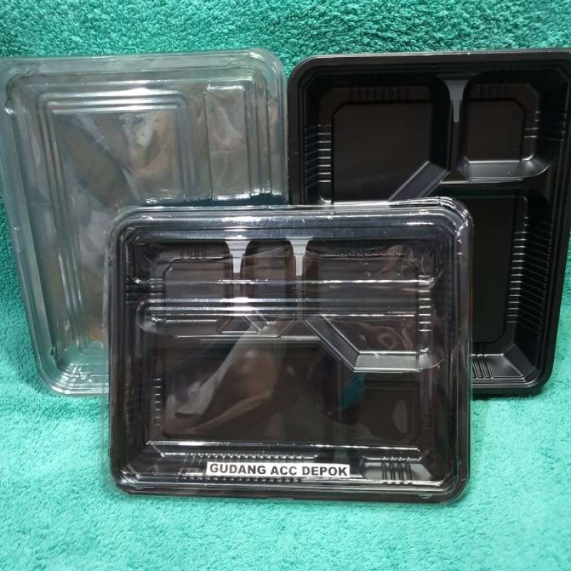 Promo MIKA BENTO BOX SEKAT 5 TRAY BENTO TEMPAT MAKAN PLASTIK KOTAK ...