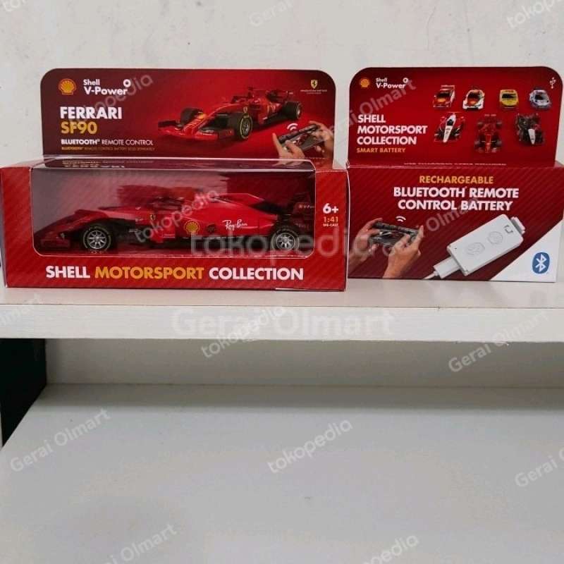 Promo DIECAST RC FERRARI SF90 1:41 SMART BATTERY SHELL MOTORSPORT ...