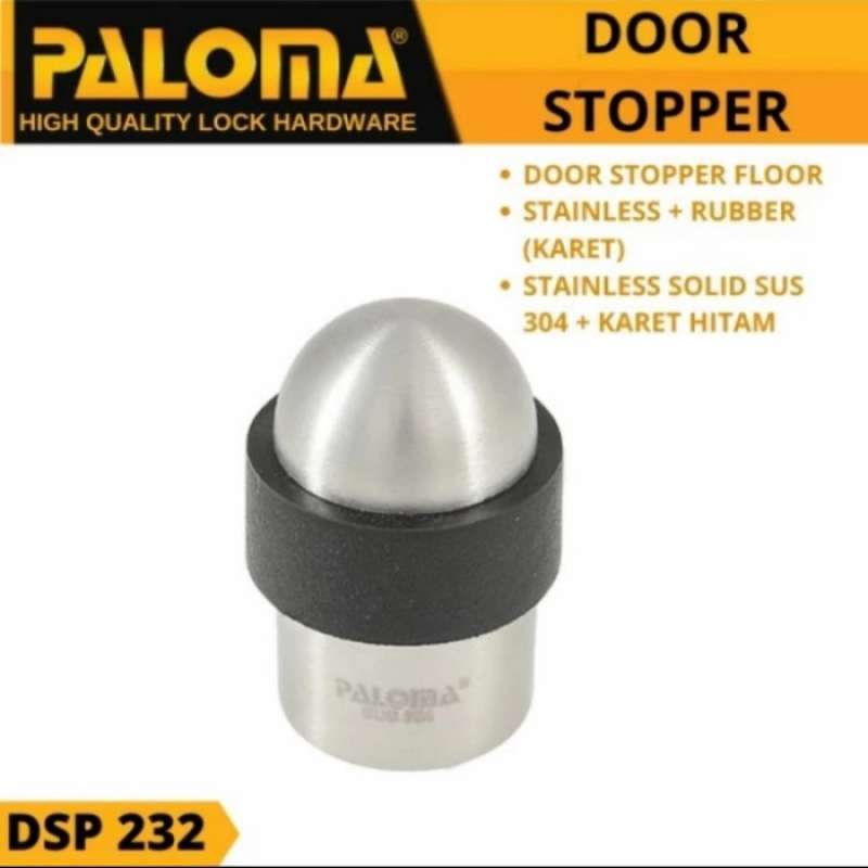 Promo Sale Door Stop Floor Paloma Dsp 232 Penahan Pintu Stopper Karet ...