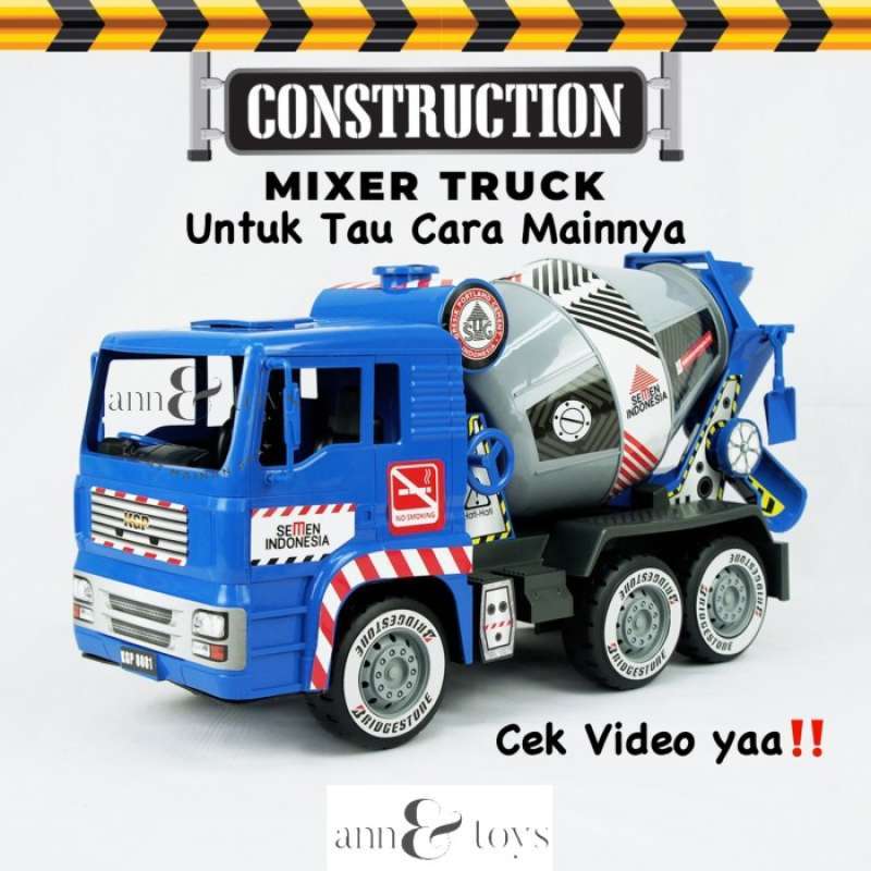 Promo MAINAN ANAK MOBIL KONSTRUKSI TRUCK SEMEN / MOBIL MOLEN - LUTOFIA ...