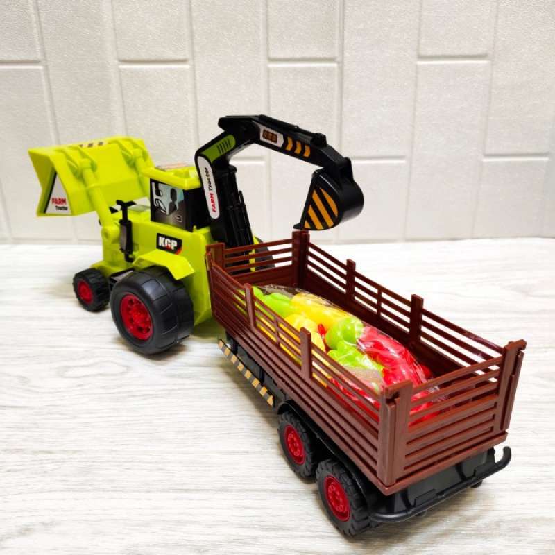 Promo MAINAN TRAKTOR BEKO BULDOZER MUATAN BUAH BUAHAN KEBUN - LUTOFIA ...