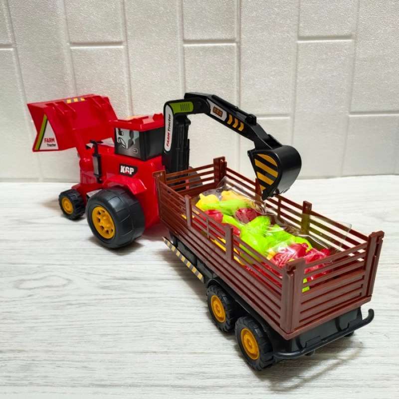 Promo MAINAN TRAKTOR BEKO BULDOZER MUATAN BUAH BUAHAN KEBUN - LUTOFIA ...