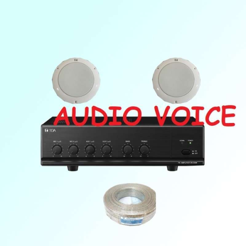 Promo PAKET SOUND SYSTEM GEDUNG TOA PA SYSTEM SPEAKER TOA 2 UNIT ...