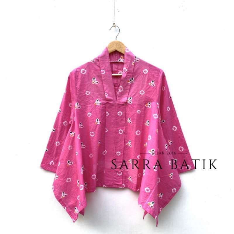 Promo PREMIUM Batik Jumputan Pink Series Warna Lengkap Murah Katun ...
