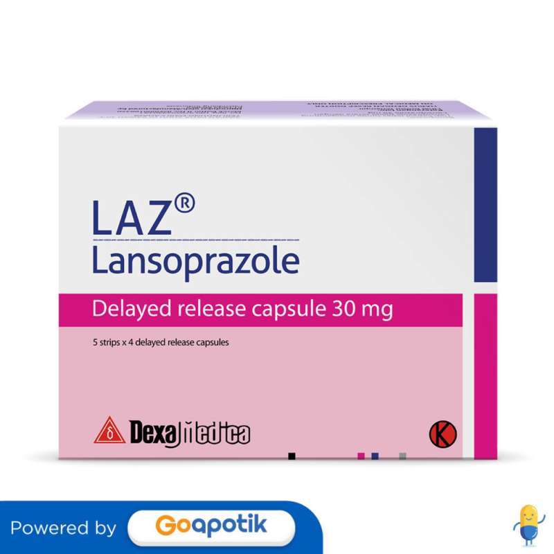 Jual LAZ 30 MG BOX 20 KAPSUL di Seller Apotek Sehati - Depok Jaya, Kota ...