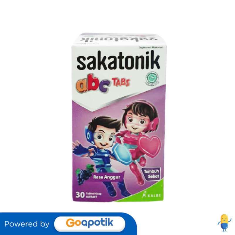 Jual SAKATONIK ABC RASA ANGGUR BOTOL 30 TABLET di Seller Apotek Merdeka ...