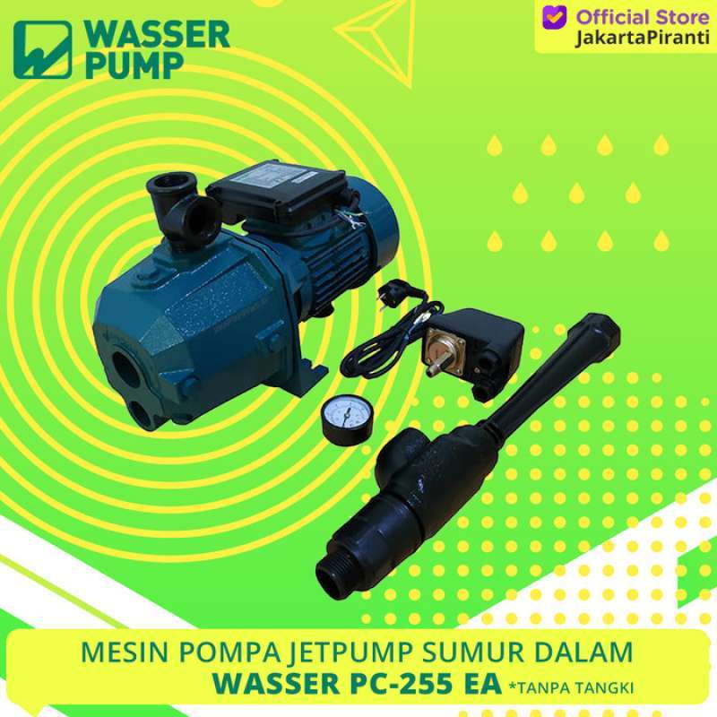 Promo POMPA SUMUR DALAM JETPUMP 250 WATT WASSER PC-255 EA TANPA TANGKI ...
