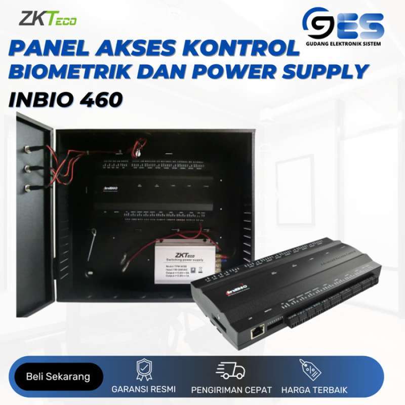 Promo Paket Akses Kontrol Fr1200 Plus Panel Kontroer Inbio 460 Full Set ...