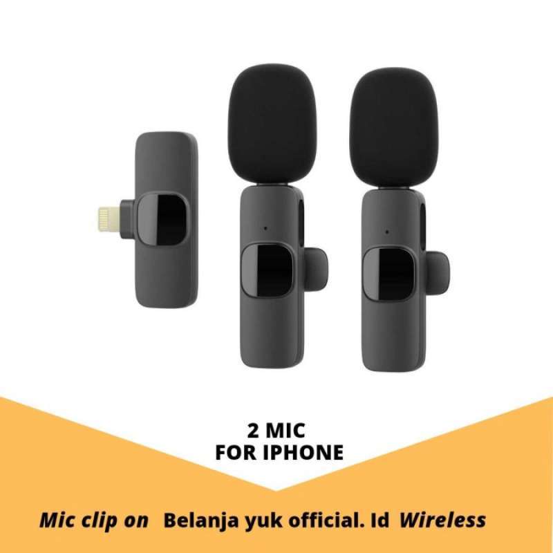 Promo MICROPHONE WIRELESS LAVALIER MINI MIC CLIP ON VLOGGER YOUTUBER ...
