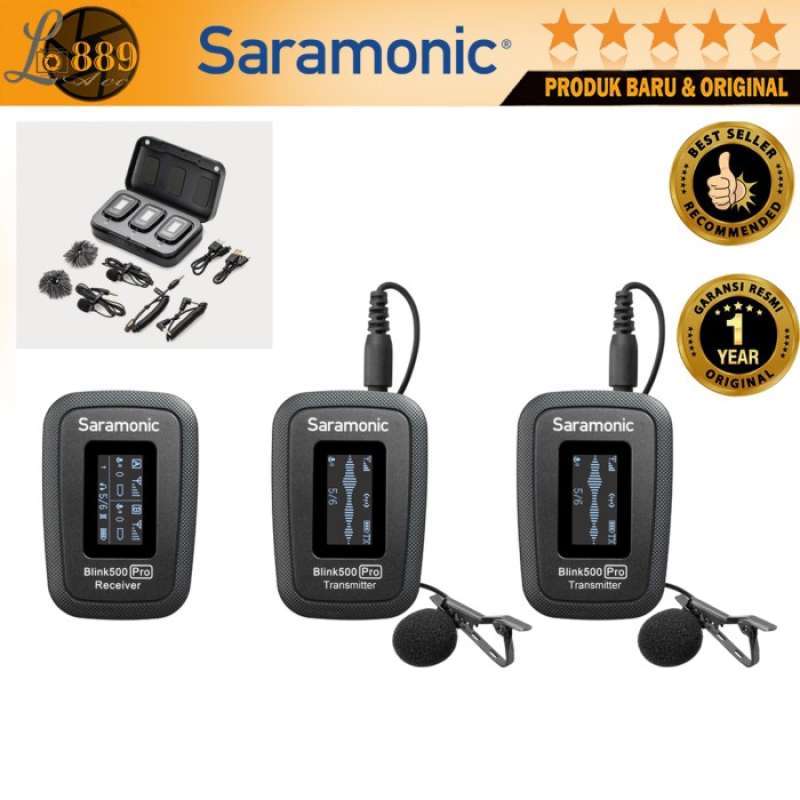 Promo SARAMONIC B 500 PRO B2 WIRELESS OMNI LAVARIER MIC B2 PRO MIC VLOG ...