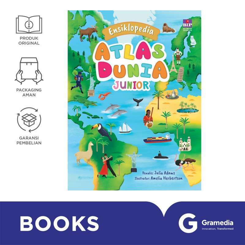 Jual Peta Dunia Lengkap Original Harga Termurah Juni 2024 | Blibli