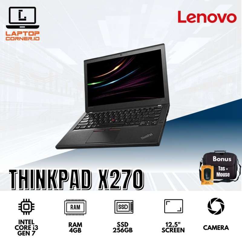 Jual Laptop lenovo x270 core i3 gen 7 ram 4gb ssd 256gb di Seller Laptop Corner Id - Kacapiring ...