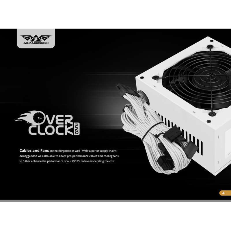 Promo Power Supply Armaggeddon Overclock Pro 200W BULK Ordinary PSU 80% ...