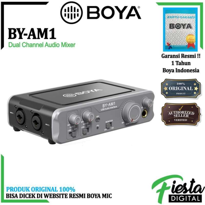 Promo BOYA BY-AM1 DUAL CHANNEL AUDIO MIXER - Diskon 50% di Seller XionStore - Meruya Utara (Ilir ...