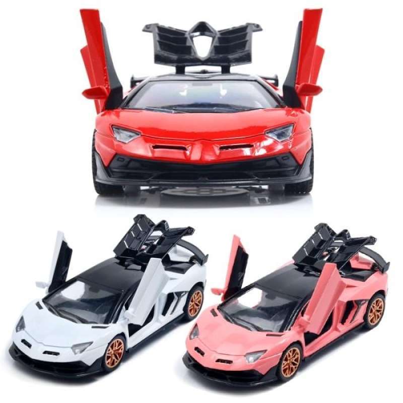 Jual Twh 1:32 Lamborghini Aventador Svj Lp780 Lp740 Diecast Alloy Car ...