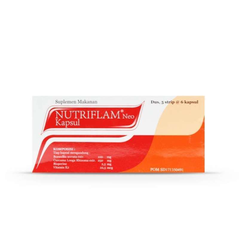 Jual Nutriflam Neo Box isi 30 Kapsul di Seller Apotek Berkah Utama ...