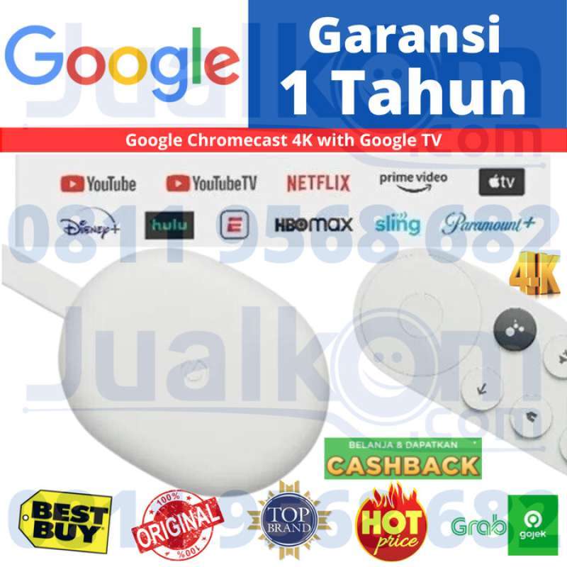 Promo Sale Google Chromecast With Google Tv 4K Bnib Diskon 14% di Seller Honey Market ...