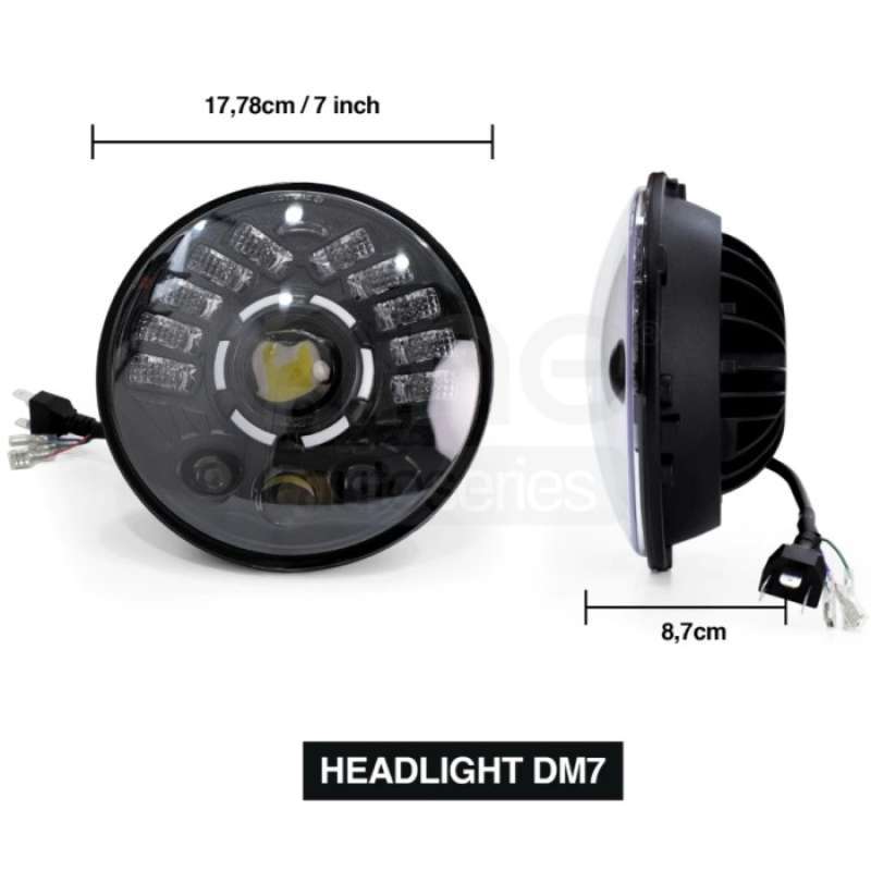 Promo LED DAYMAKER LUMINOS 5.75INCH DAYMAKER CUSTOM HARLEY 7INCH 70 ...
