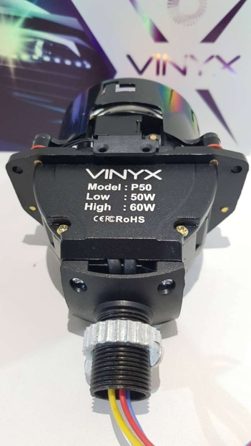 Promo Projector Projie BiLED LED Bi-Led Vinyx P50 3 Inch Inchi Purple ...